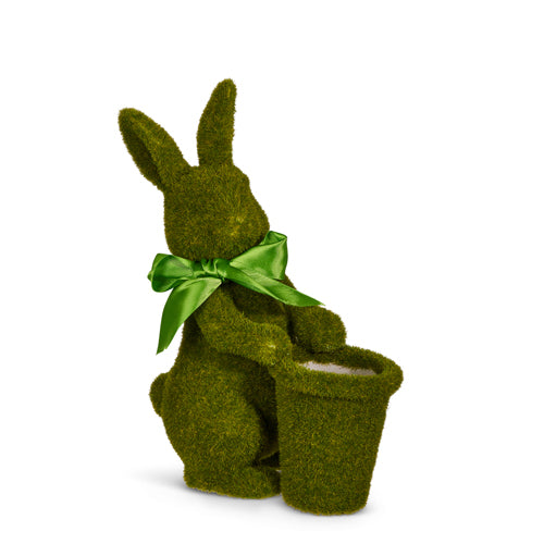 11" MOSS RABBIT WITH POT – Hulla B'Lu at Stems